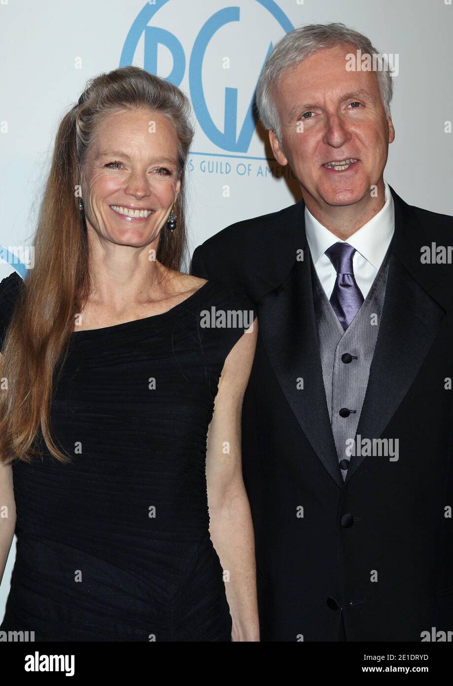 James Cameron and Suzie Amos attending the 22nd Annual Producers Guild ...