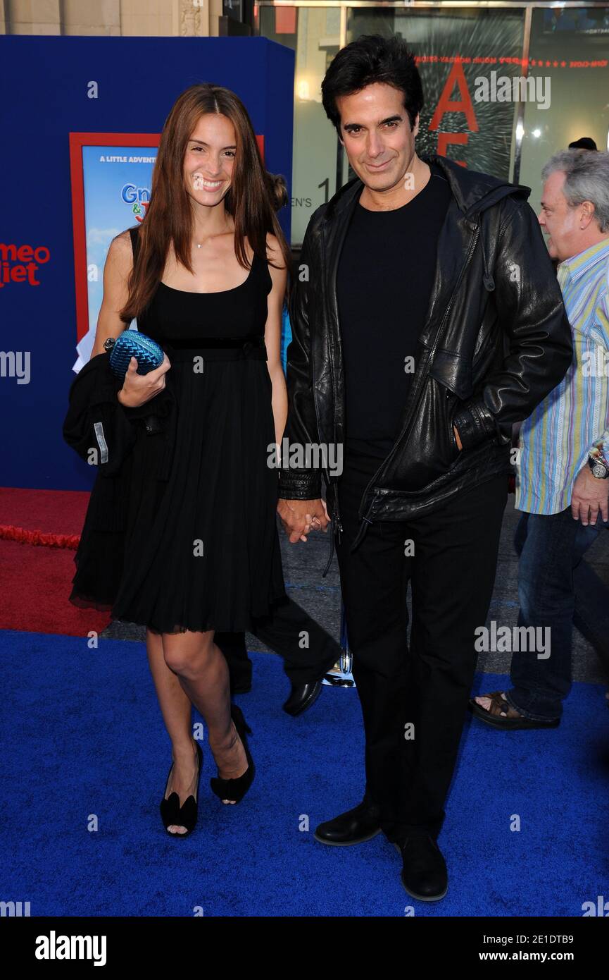 Davis Copperfield arriving for Touchstone Pictures's 'Gnomeo And Juliet ...