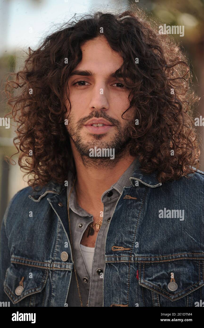 French singer Mehdi poses at The Midem Talent photocall during the ...