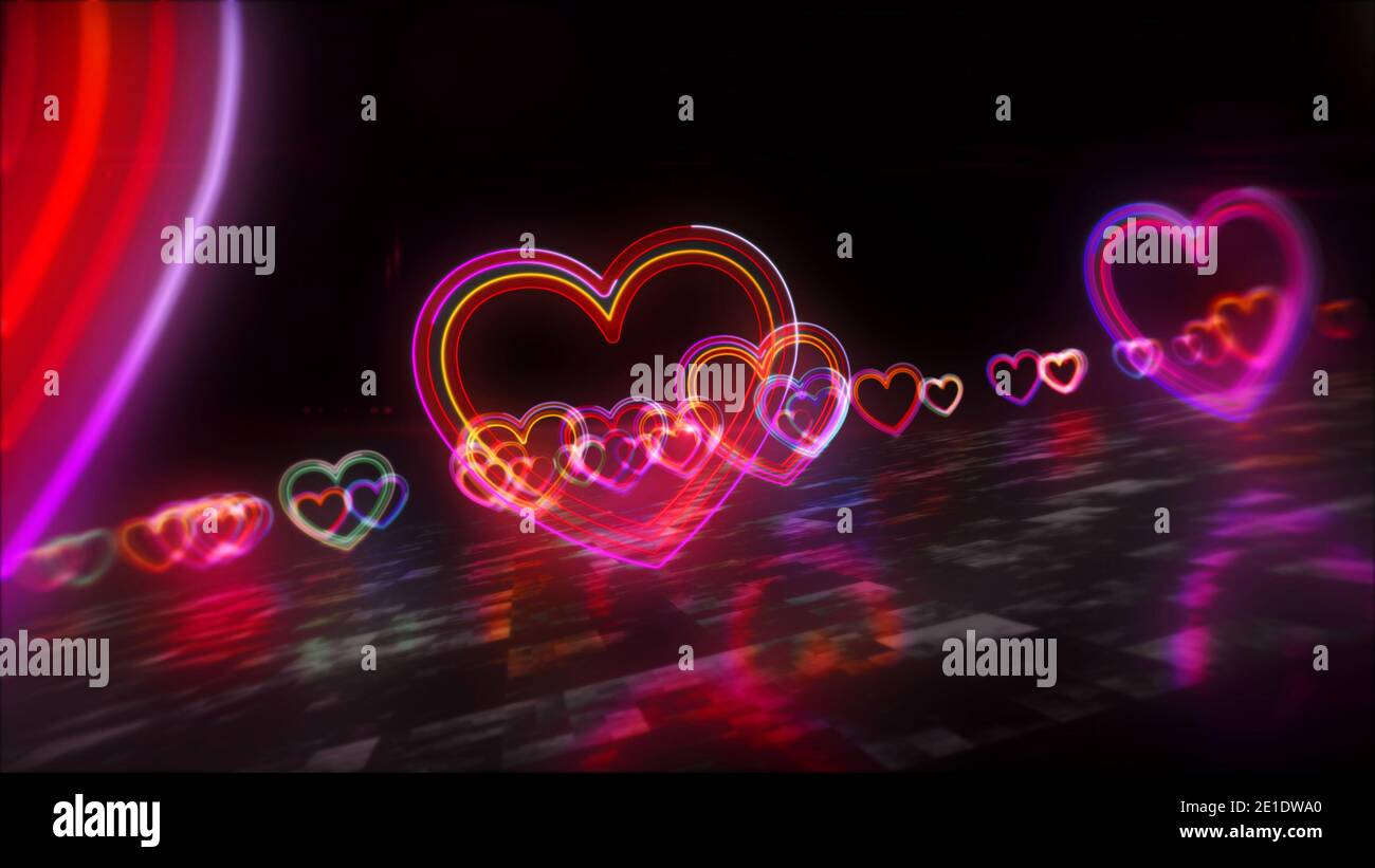 Heart love symbol, health, cyber tech romance, ai and cardio concept ...