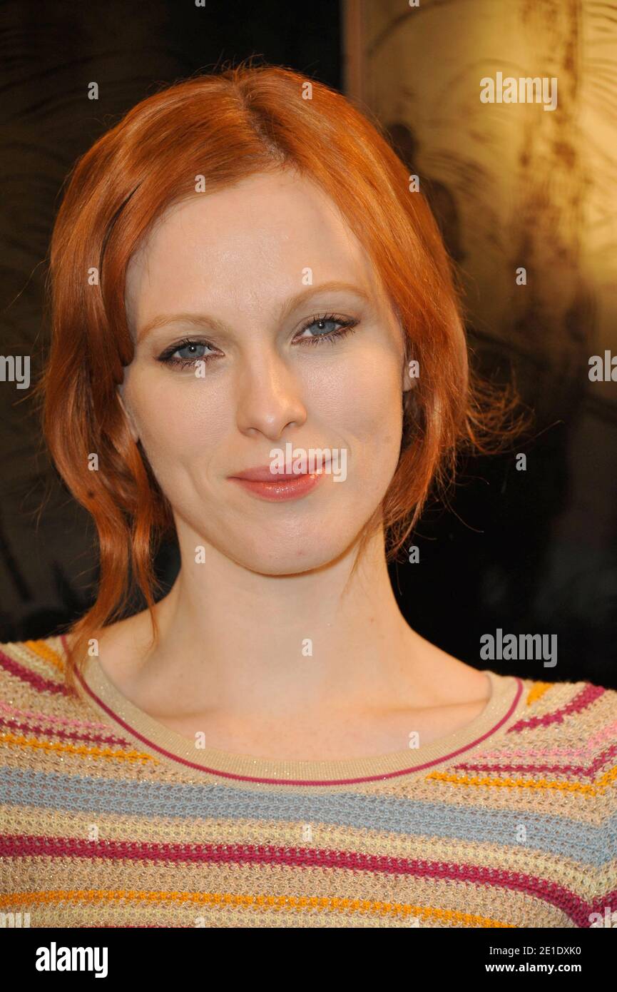 Karen Elson attending the Chanel Fashion Show Spring/Summer 2011 ...