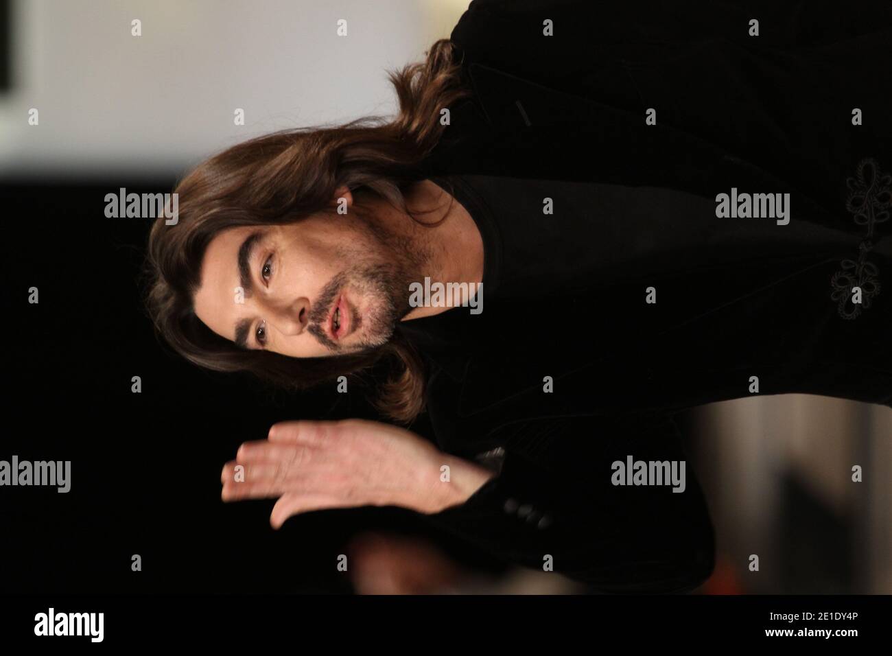 French designer Stephane Rolland pictured during his Spring Summer 2011 ...