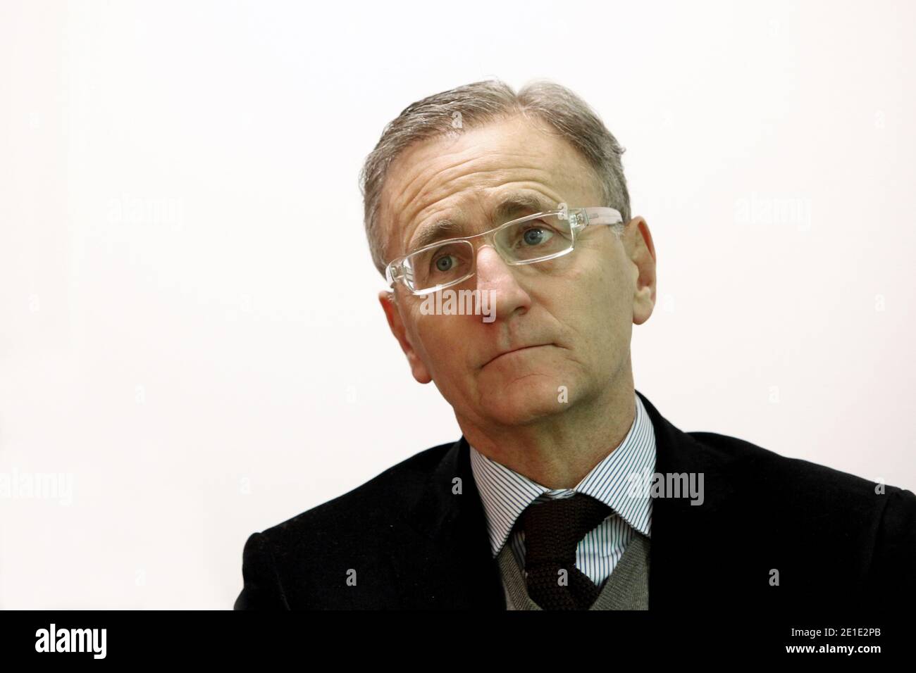President of the General Council of Isere, Andre Vallini is pictured ...