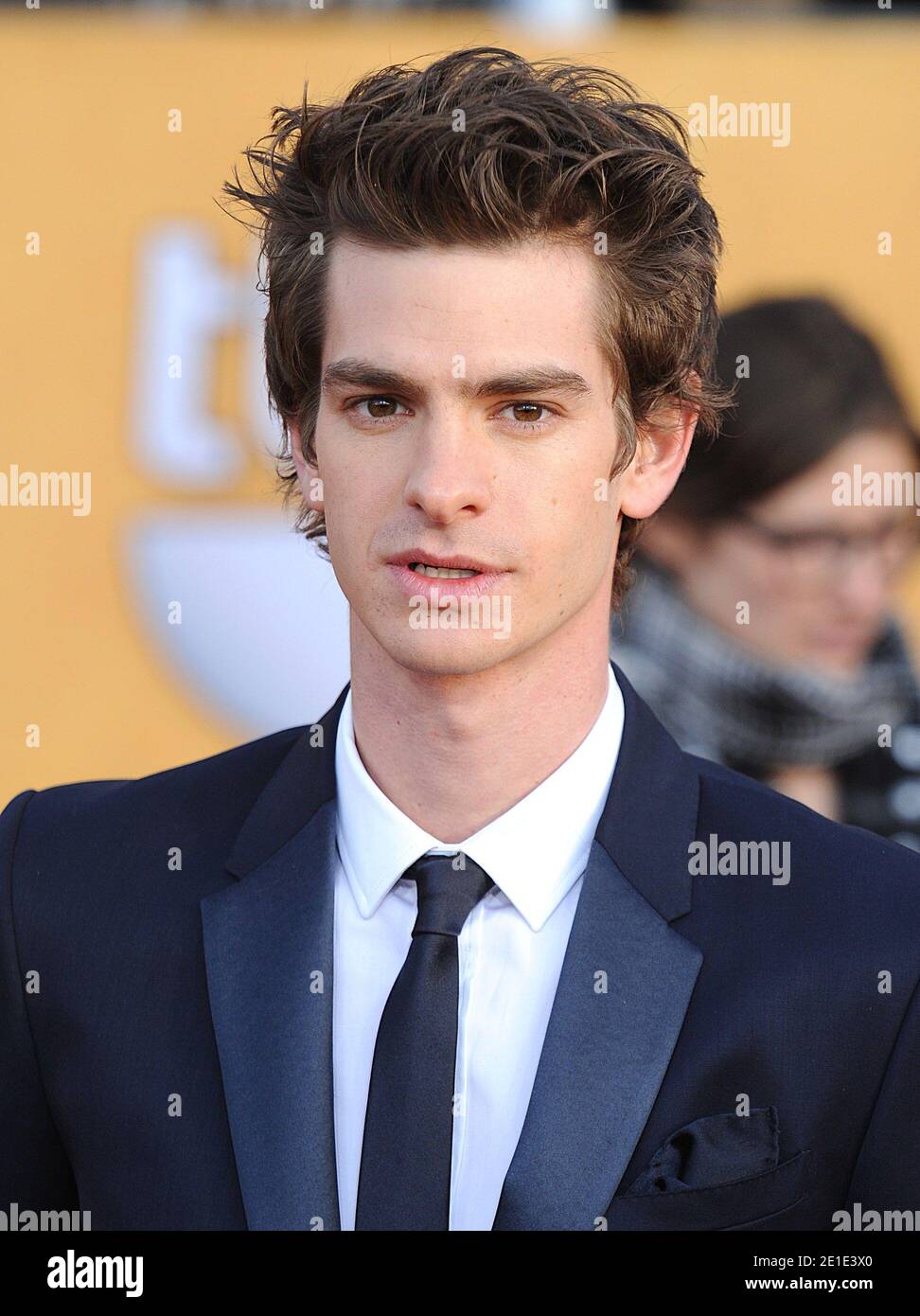 Andrew Garfield arriving at the 17th Annual Screen Actors Guild (SAG ...