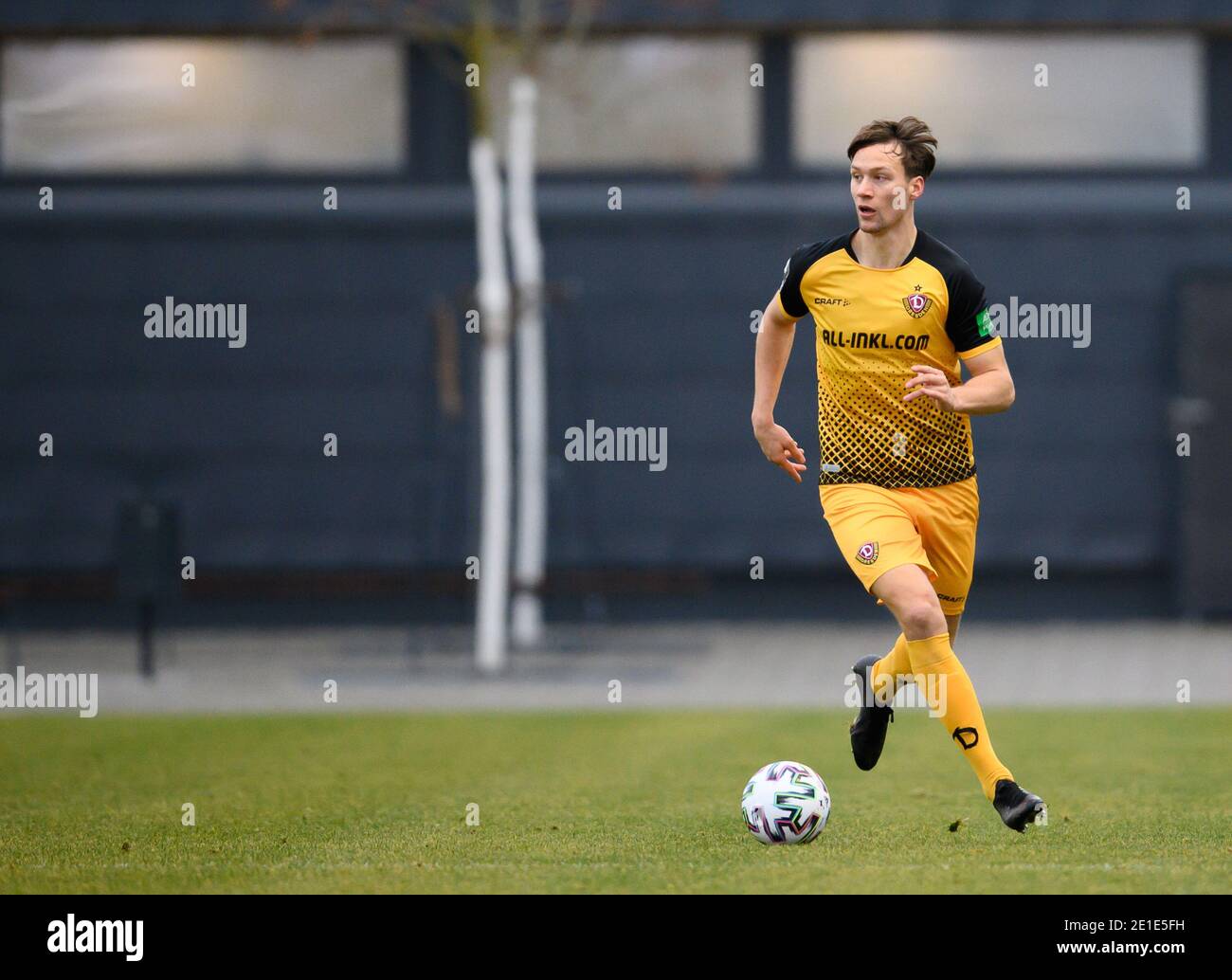 Dresden, Germany. 06th Jan, 2021. Football; Test match, SG Dynamo ...
