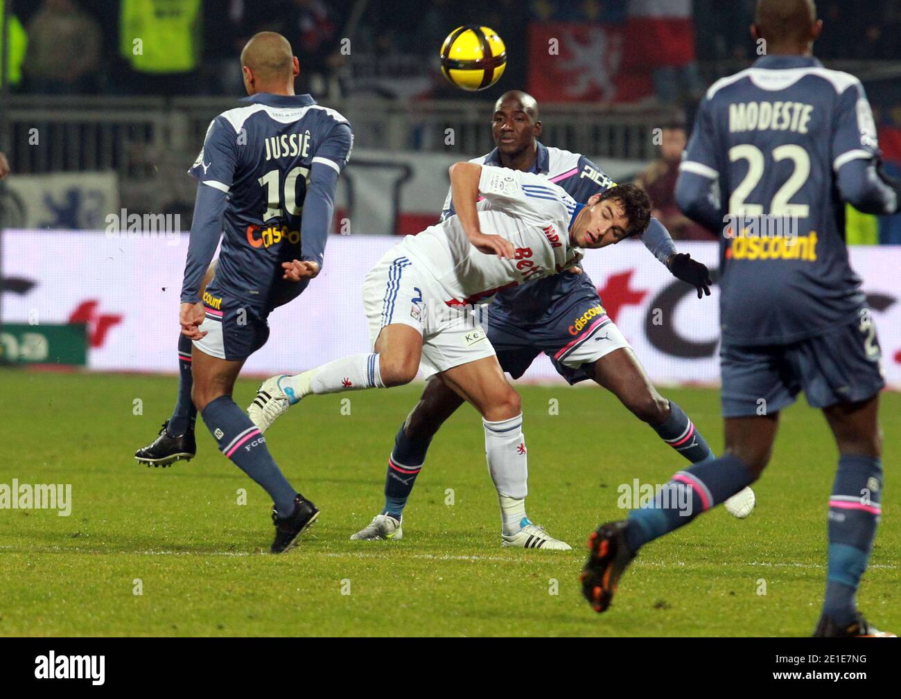 Lyon's Yoann Gourcuff during the French First League soccer match ...