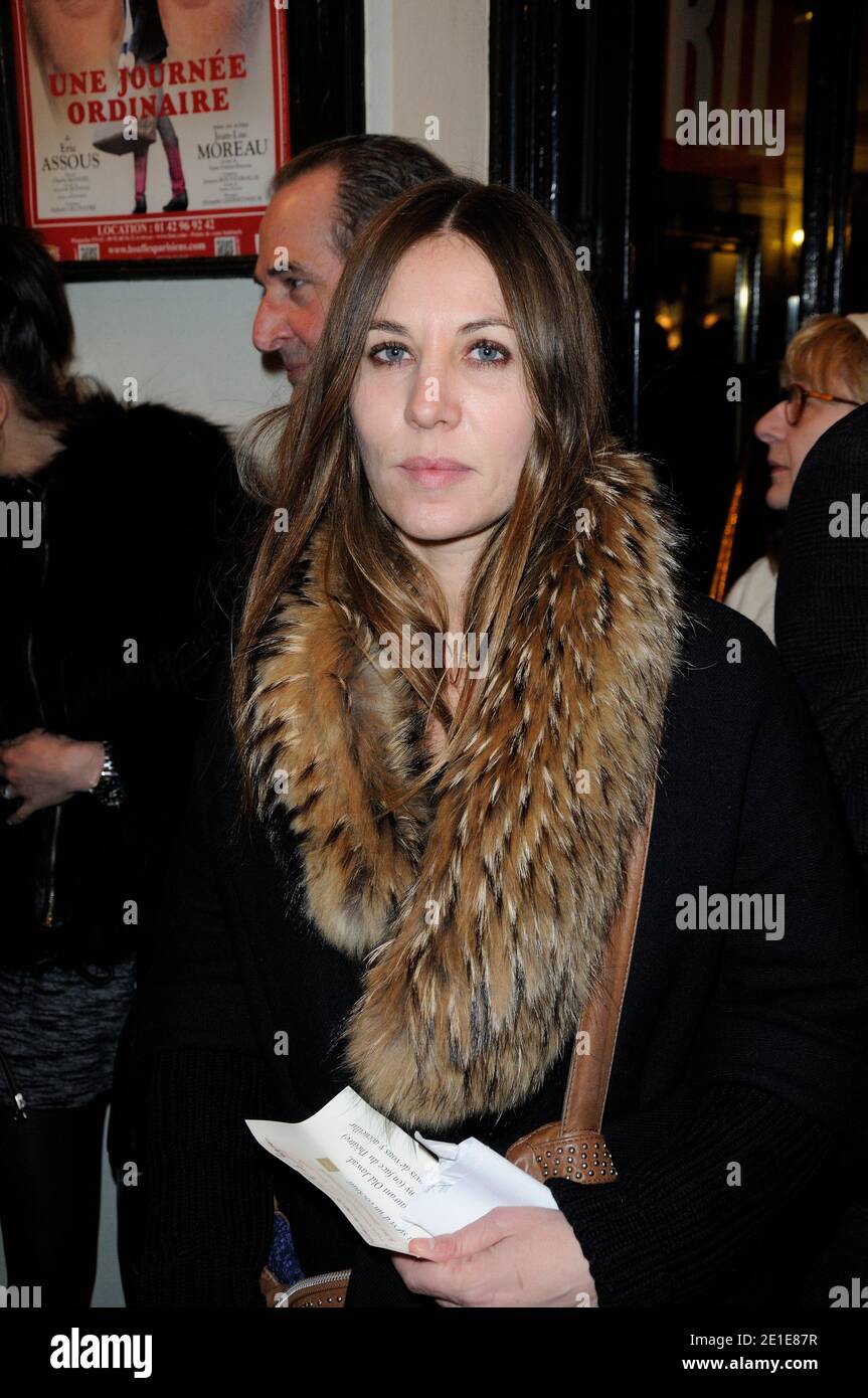 Mathilde Seigner attending the dress rehearsal of theater play 'Une ...