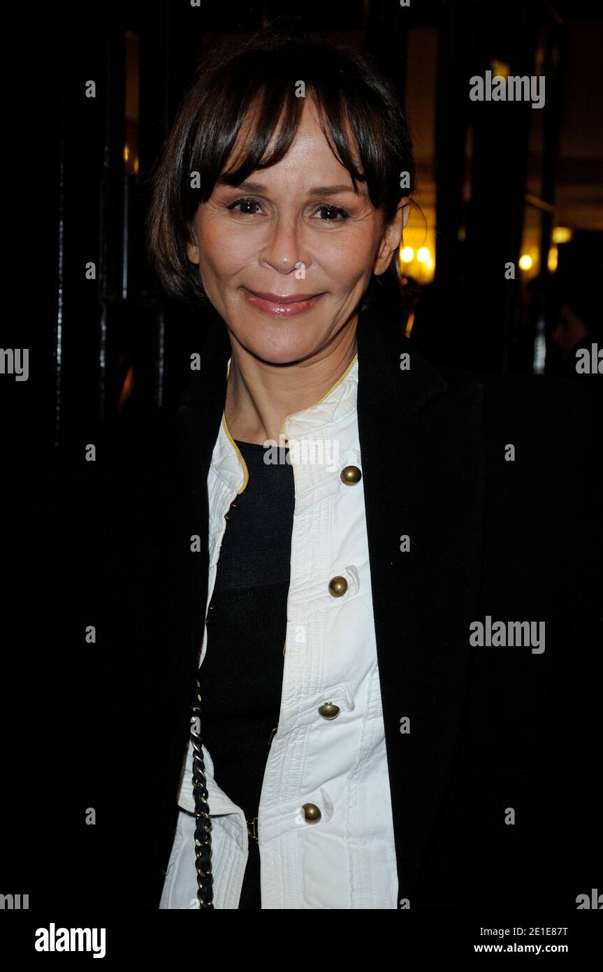 Christine Boisson attending the dress rehearsal of theater play 'Une ...
