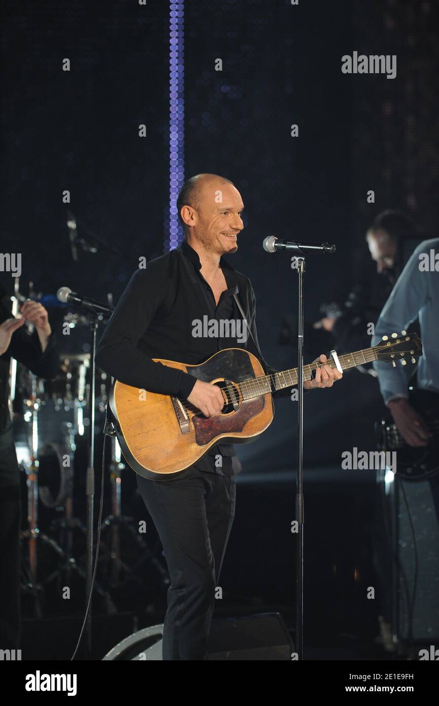 Gaetan Roussel performs live during the 26th 'Victoires de la Musique ...
