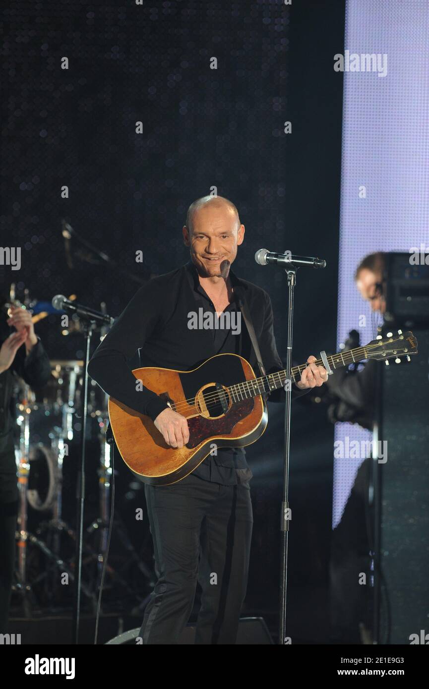 Gaetan Roussel performs live during the 26th 'Victoires de la Musique ...