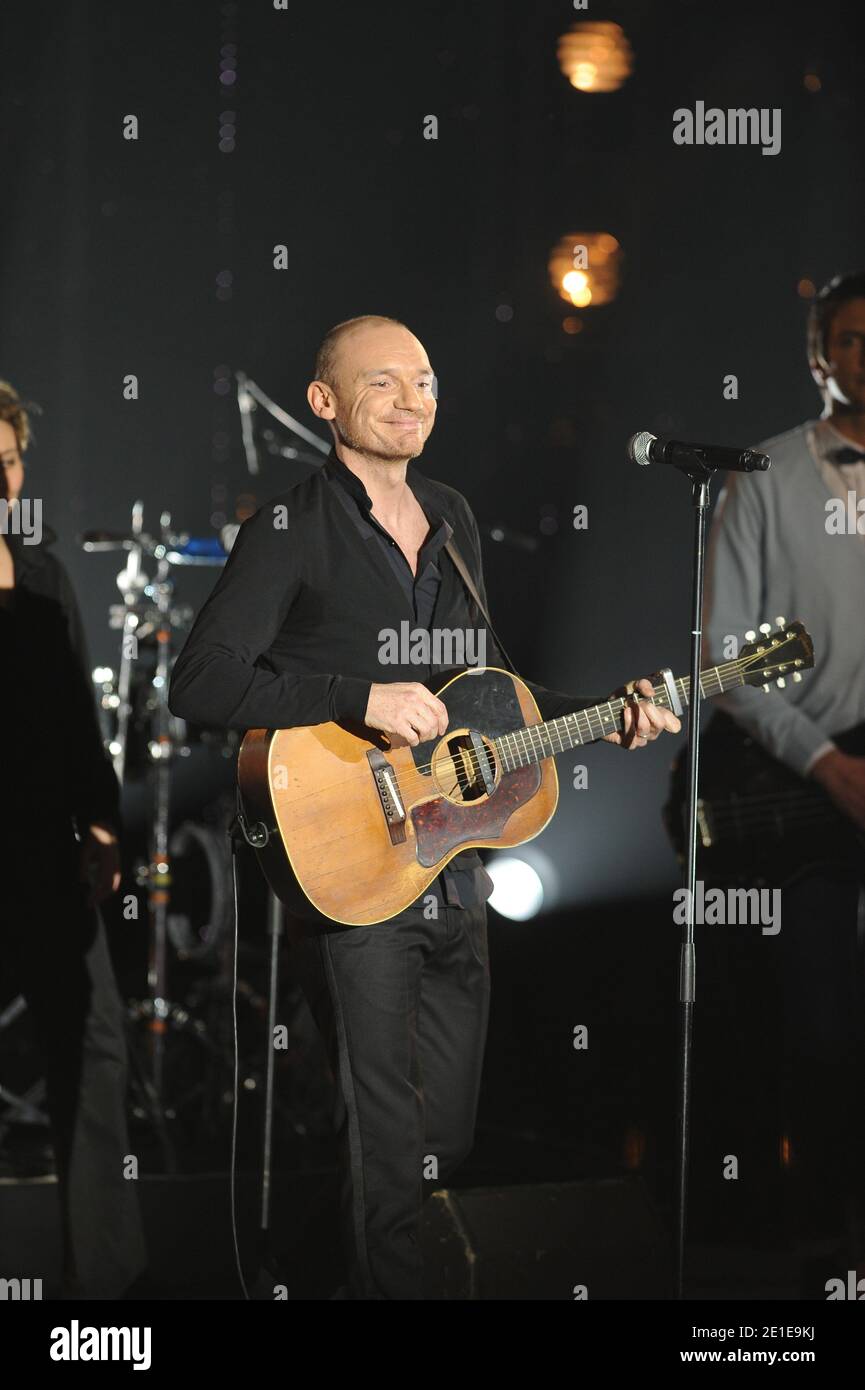 Gaetan Roussel performs live during the 26th 'Victoires de la Musique ...