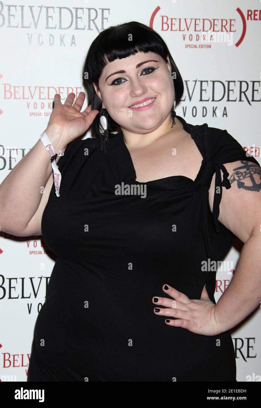 Beth Ditto arriving for the Belvedere Vodka's RED TM Special Edition ...