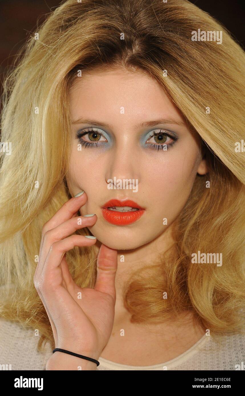 Models prepare backstage during the Costello Tagliapietra Fall 2011 ...