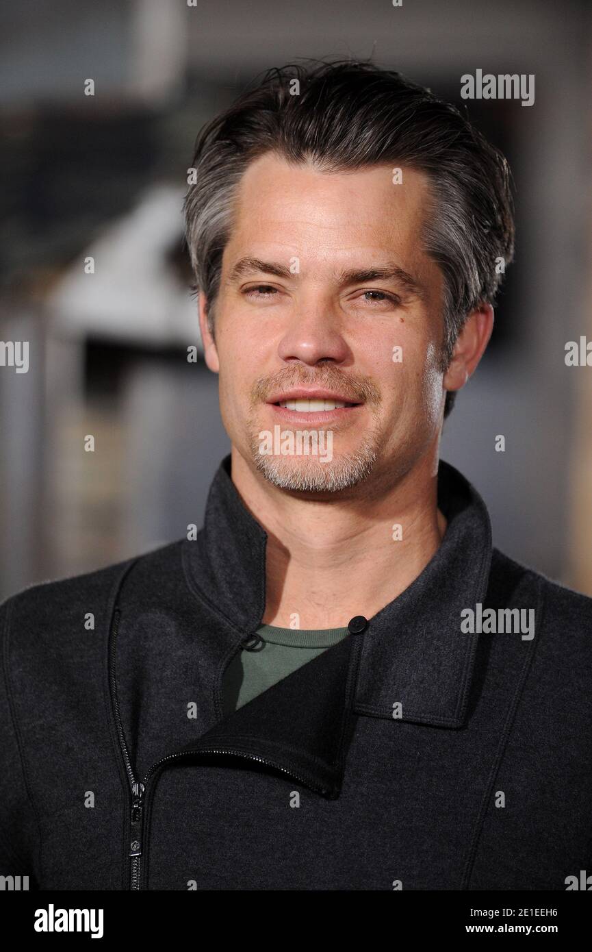 Timothy Olyphant arriving at the premiere of Paramount Pictures 'Rango ...