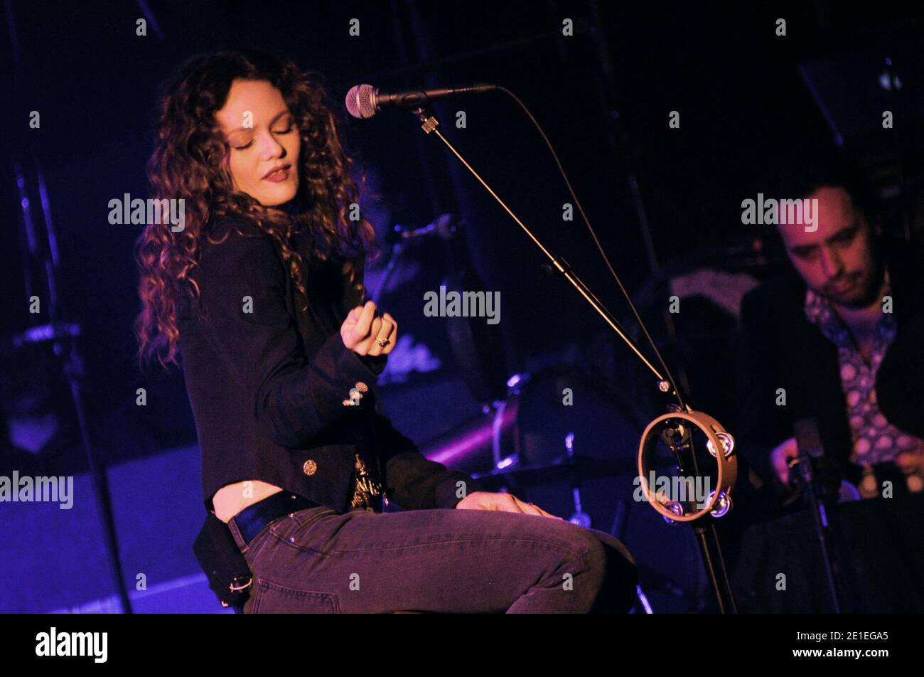 French singer Vanessa Paradis performs a concert at Town Hall in New ...