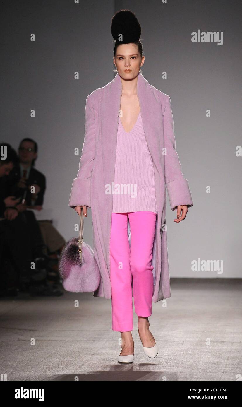 A model displays a creation by Isaac Mizrahi at his Fall 2011 ... A model displays a creation by Isaac Mizrahi at his Fall 2011 ...