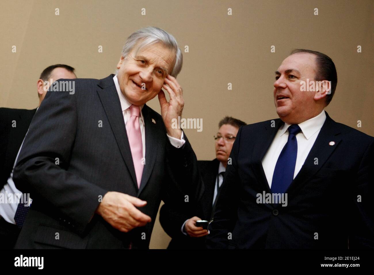President European Central Bank Jean-Claude Trichet and Central Bank of ...