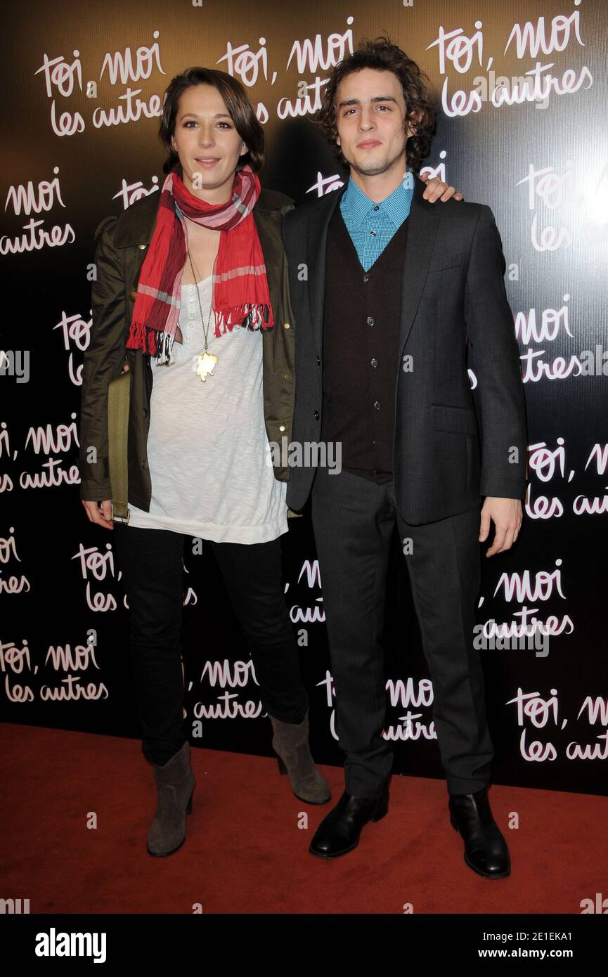 Audrey Estrougo and Benjamin Siksou attending the premiere of 'Toi, moi ...