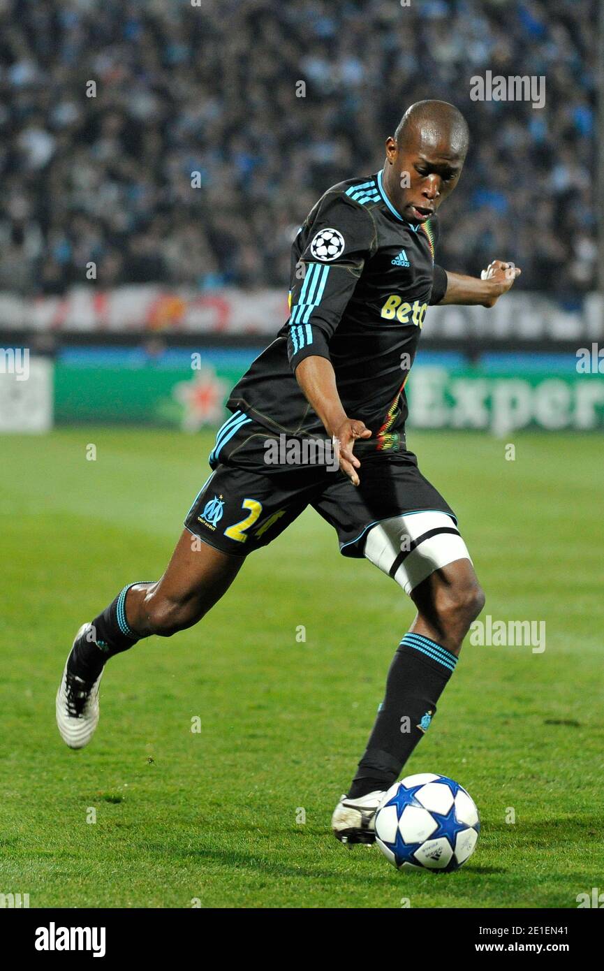 Rod Fanni of Marseille during the Champions League match between ...