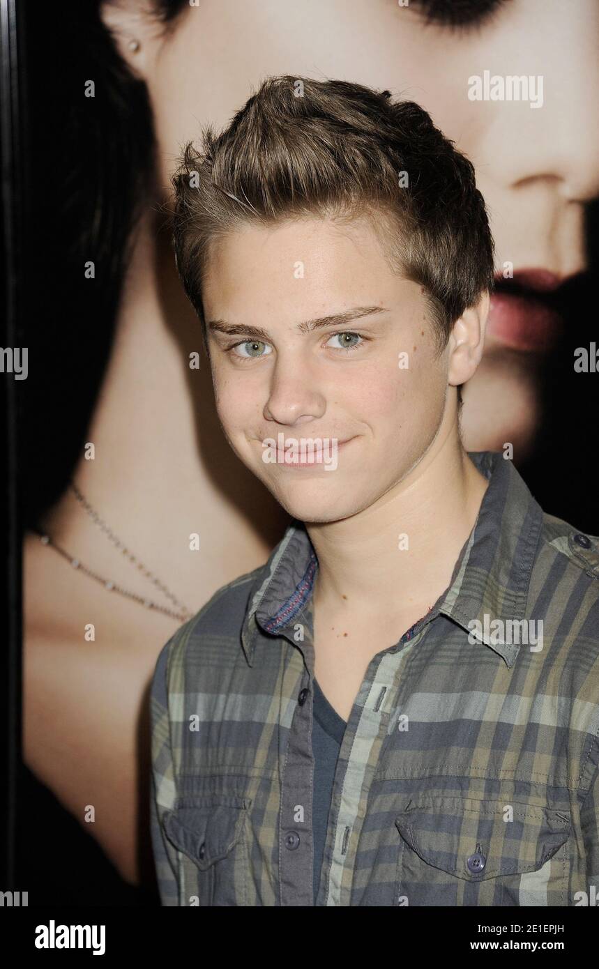 Garrett Backstrom attending the premiere of "Beastly" held at The Grove ...