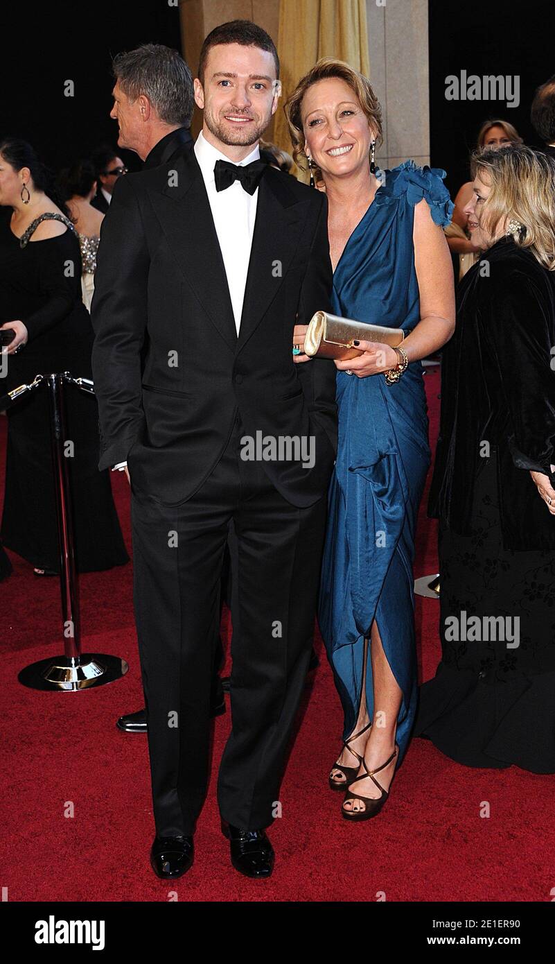 Justin Timberlake and Lynn Harless arrives at the 83rd Annual Academy ...