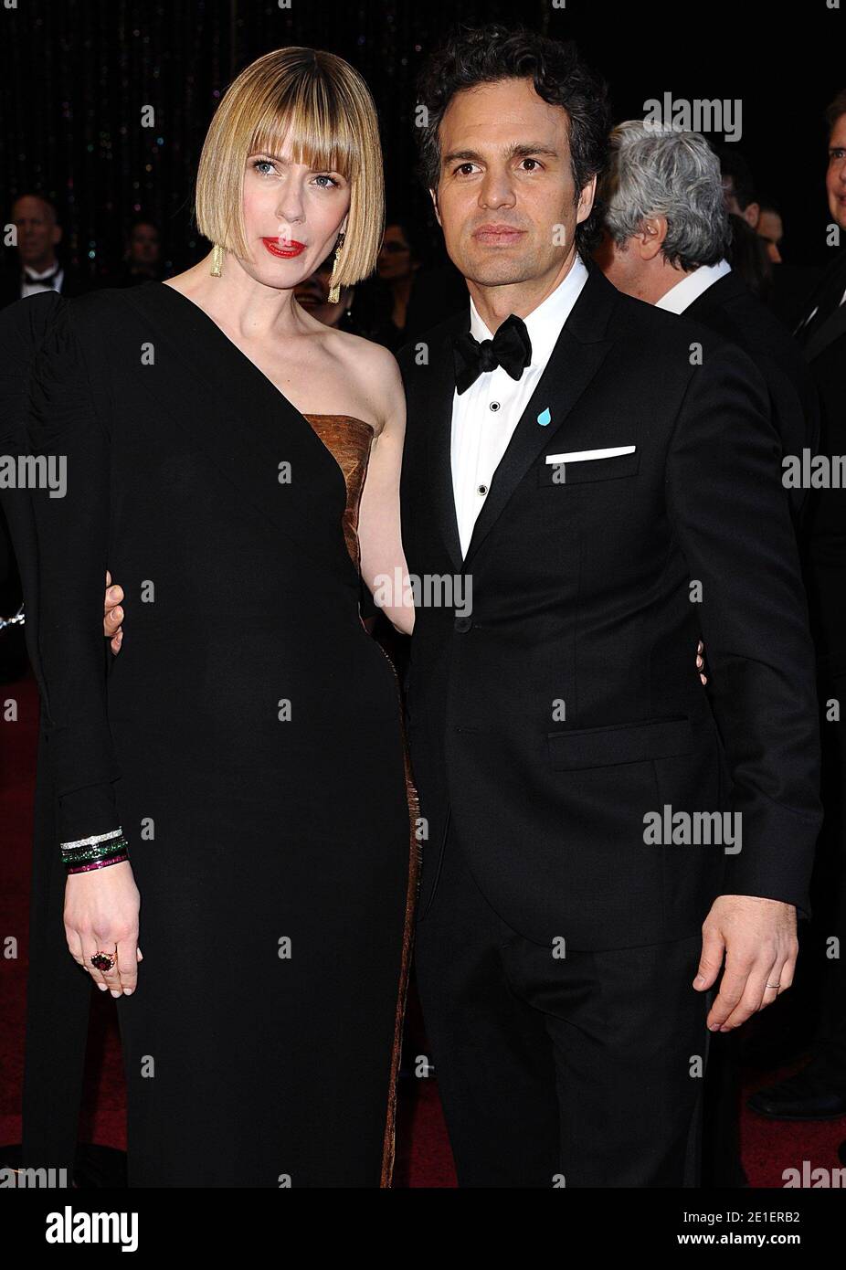 Mark Ruffalo and his wife Sunrise Coigney arrive at the 83rd Annual ...