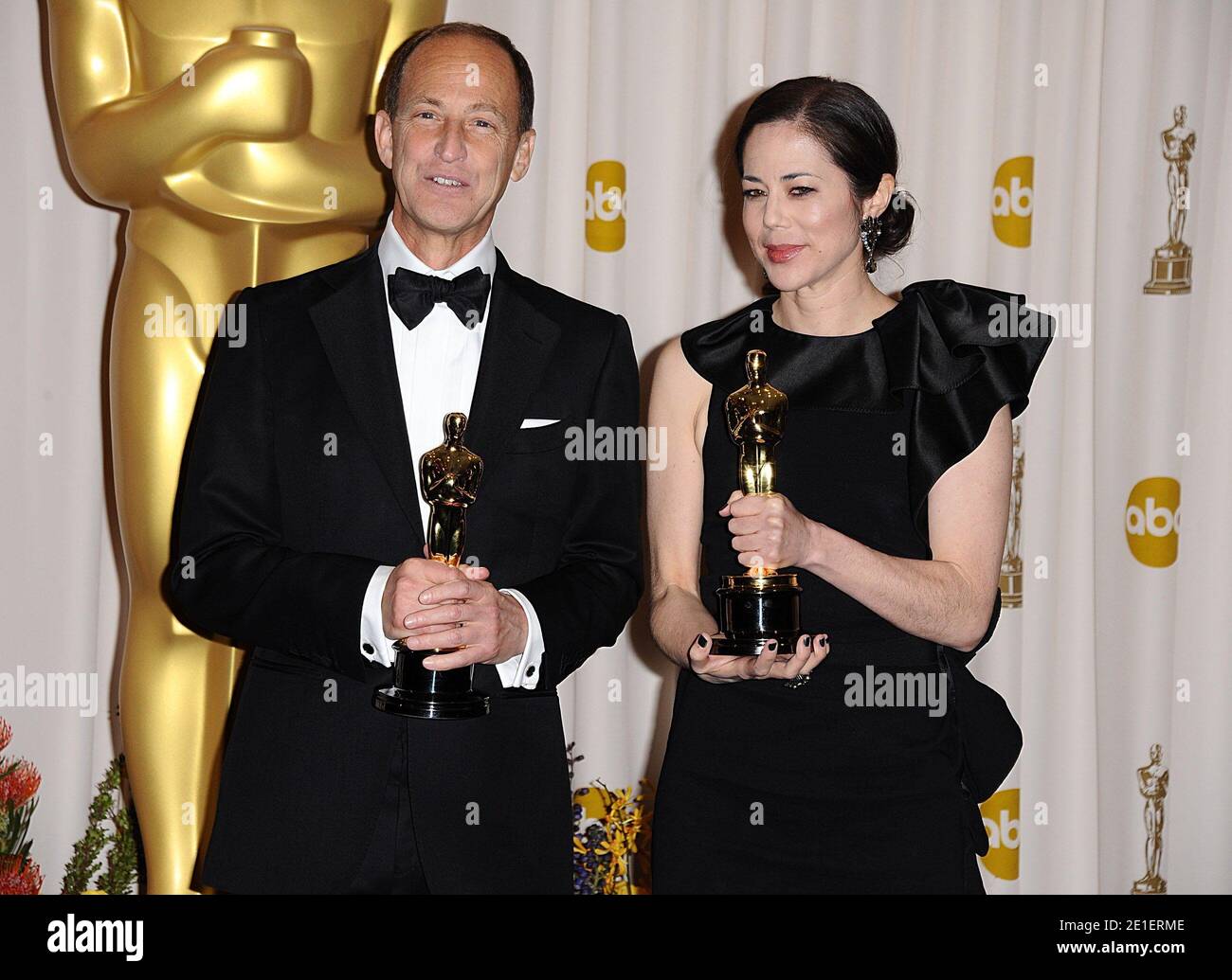 Charles ferguson audrey marrs with the best documentary feature award ...