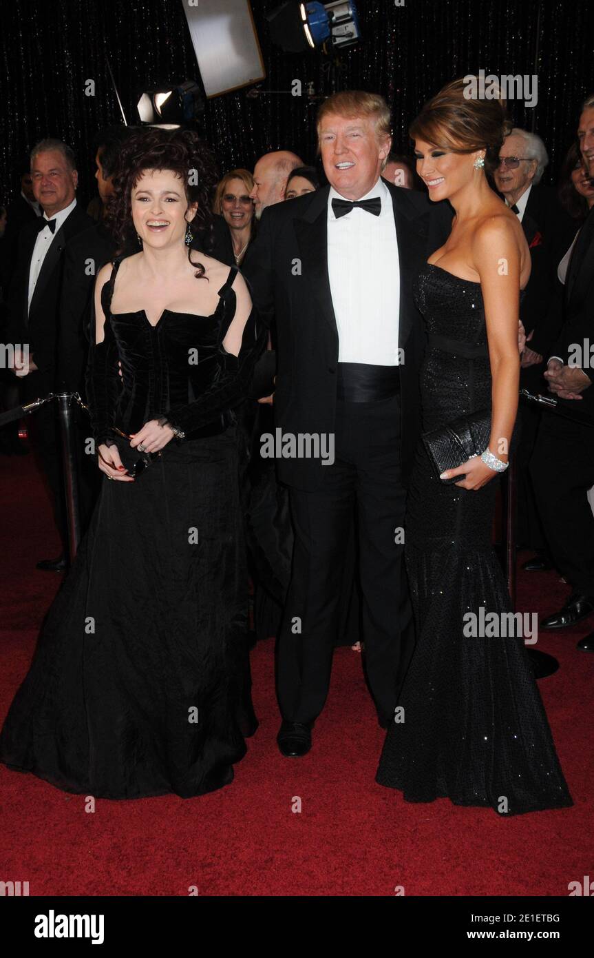 Helena Bonham Carter, Donald Trump, Melania Knauss The 83rd Academy ...