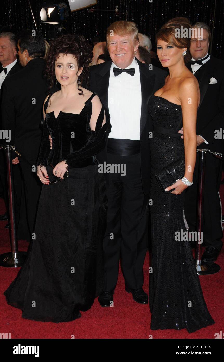 Helena Bonham Carter, Donald Trump, Melania Knauss The 83rd Academy ...