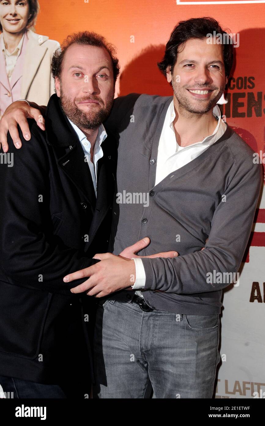 Francois Damiens and Laurent Lafitte attend the Premiere of 'Une Pure ...