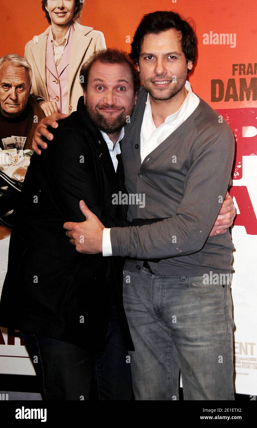 Francois Damiens and Laurent Lafitte attend the Premiere of 'Une Pure ...
