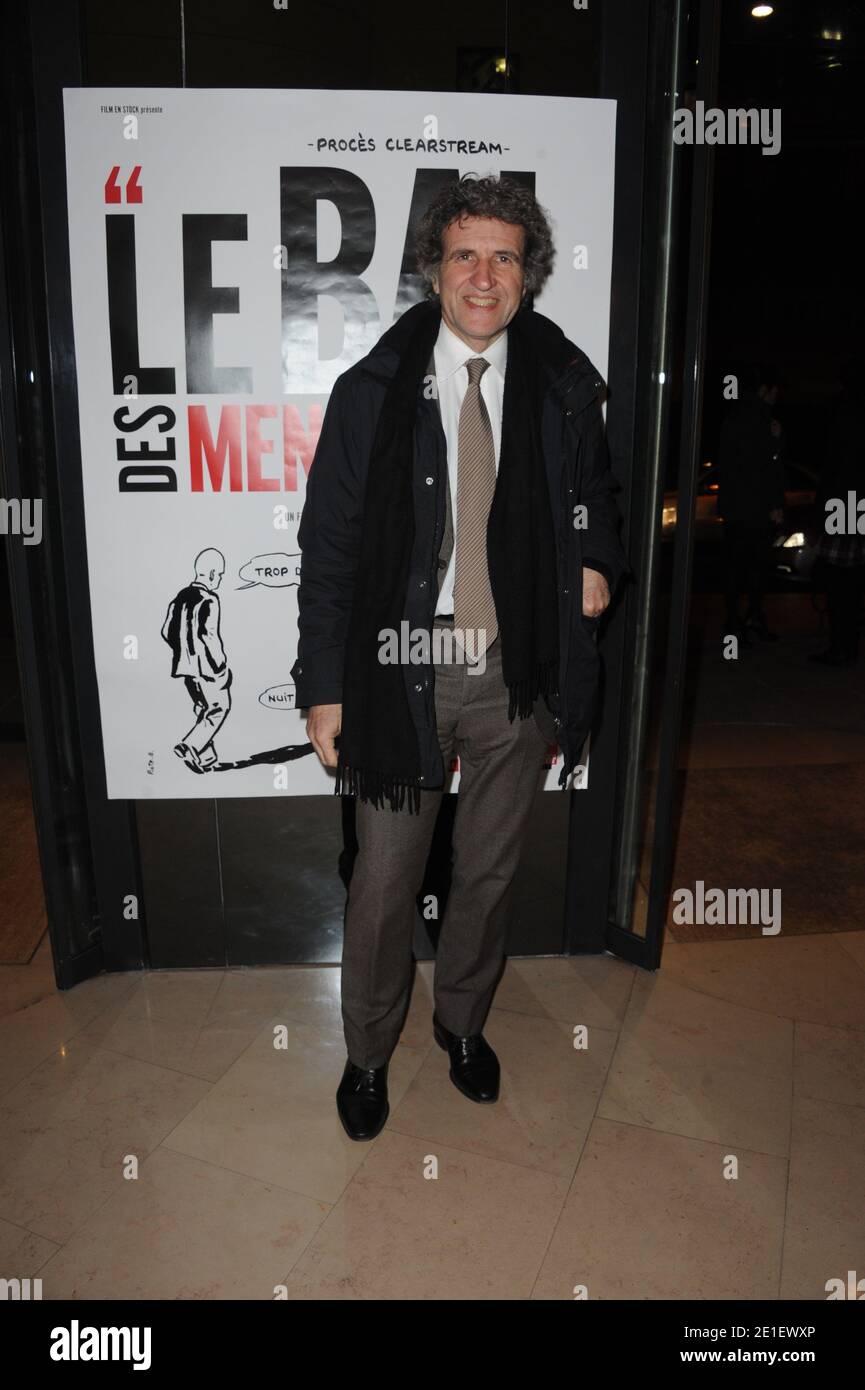 Gilles Leclerc attending the Premiere of 'Le Bal des Menteurs' in Paris ...