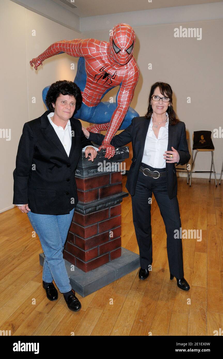 Chantal Lauby and Dominique Bayle attending the charity auction of Toys ...