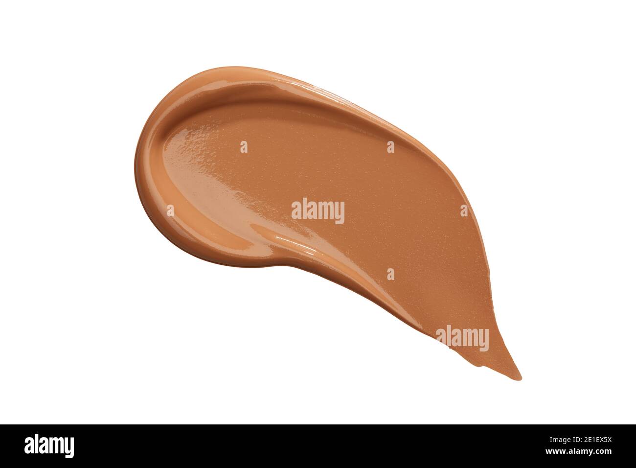 Brown foundation smear Stock Photo - Alamy