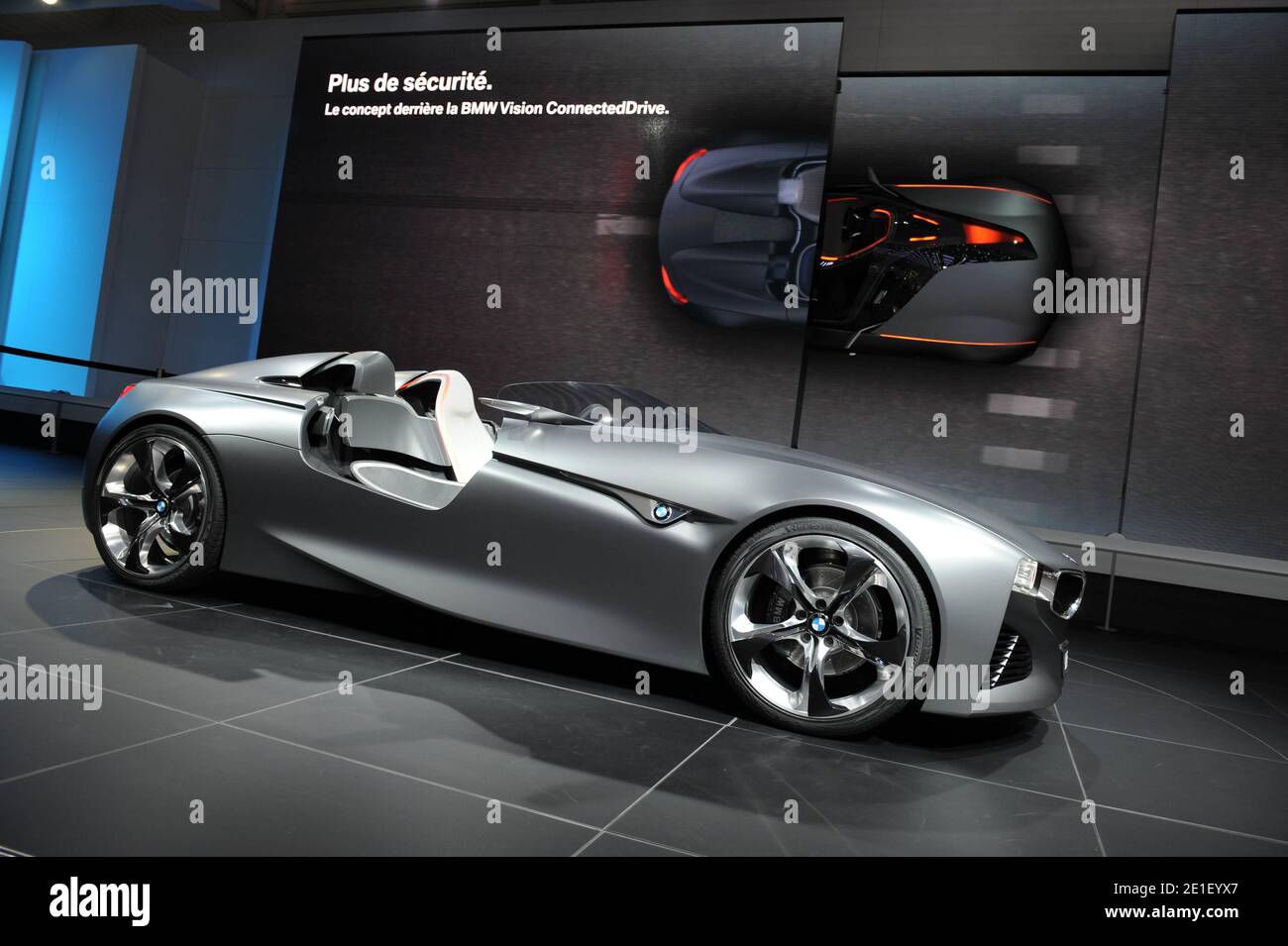 The BMW concept car Vision ConnectedDrive is on display at the 81st ...