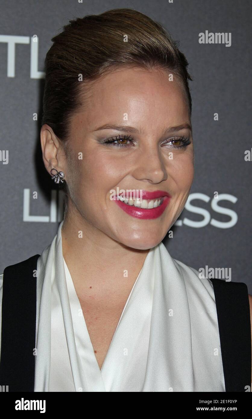 Abbie Cornish attending the Limitless Film Premiere at The Arclight ...
