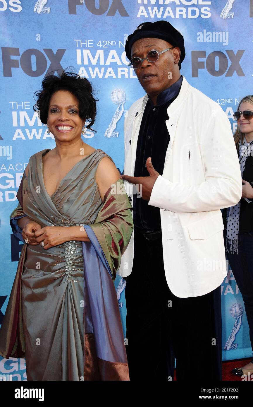Samuel L. Jackson attends the 42nd NAACP Image Awards at the Shrine ...