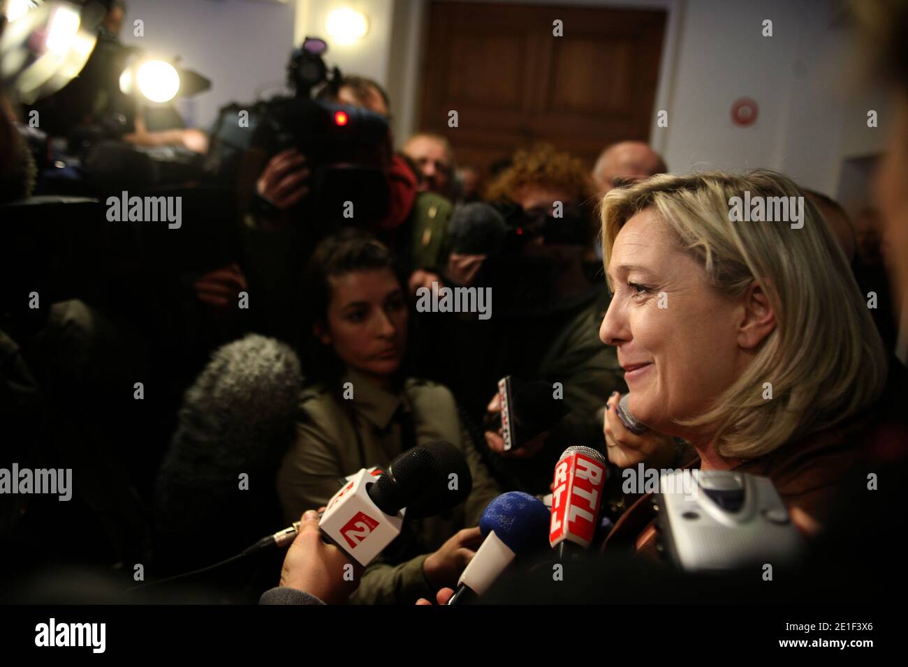 French national front presiden hi-res stock photography and images - Alamy