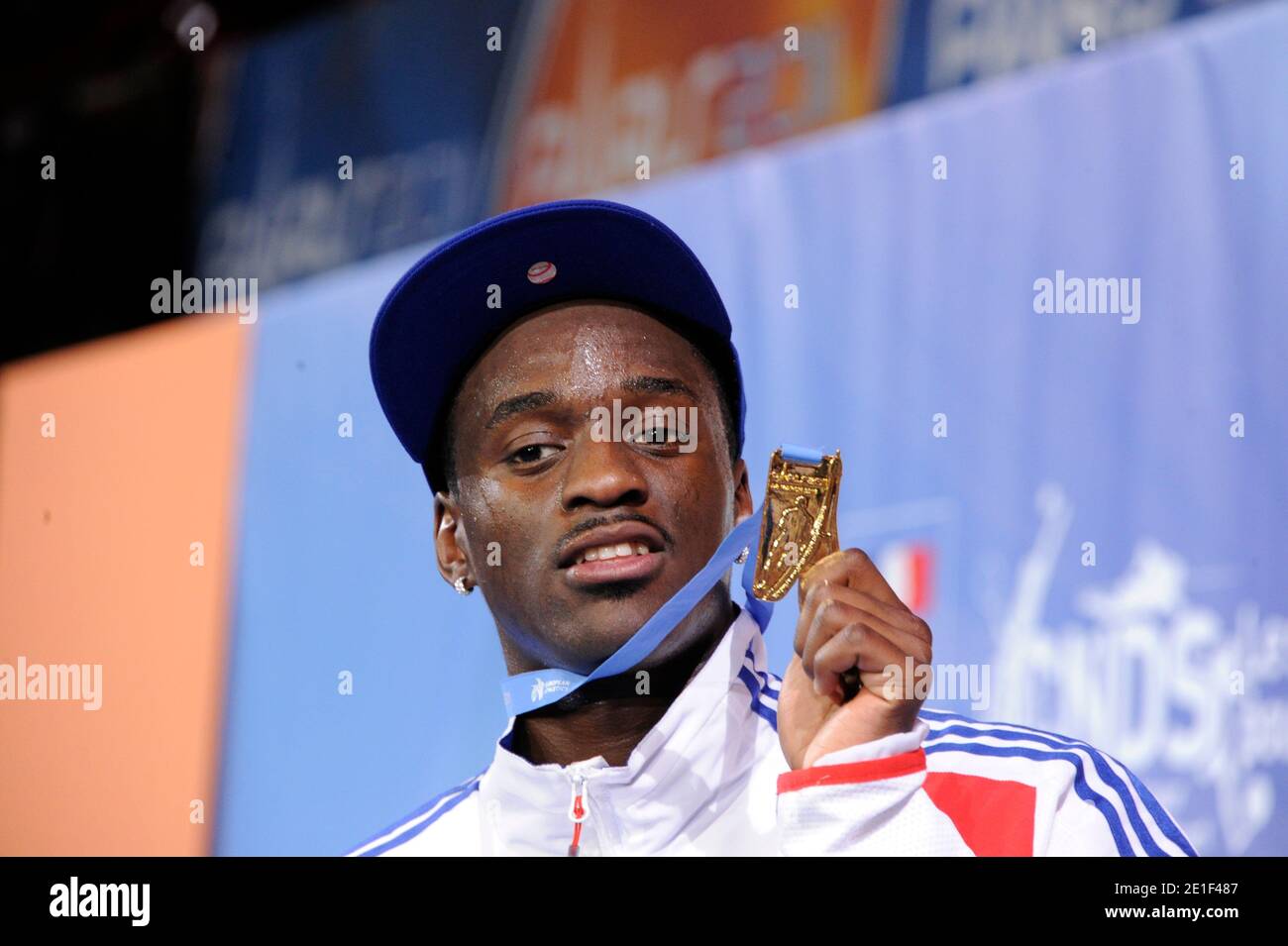 France's Teddy Tamgho wins the triple jump with a world record jump ...