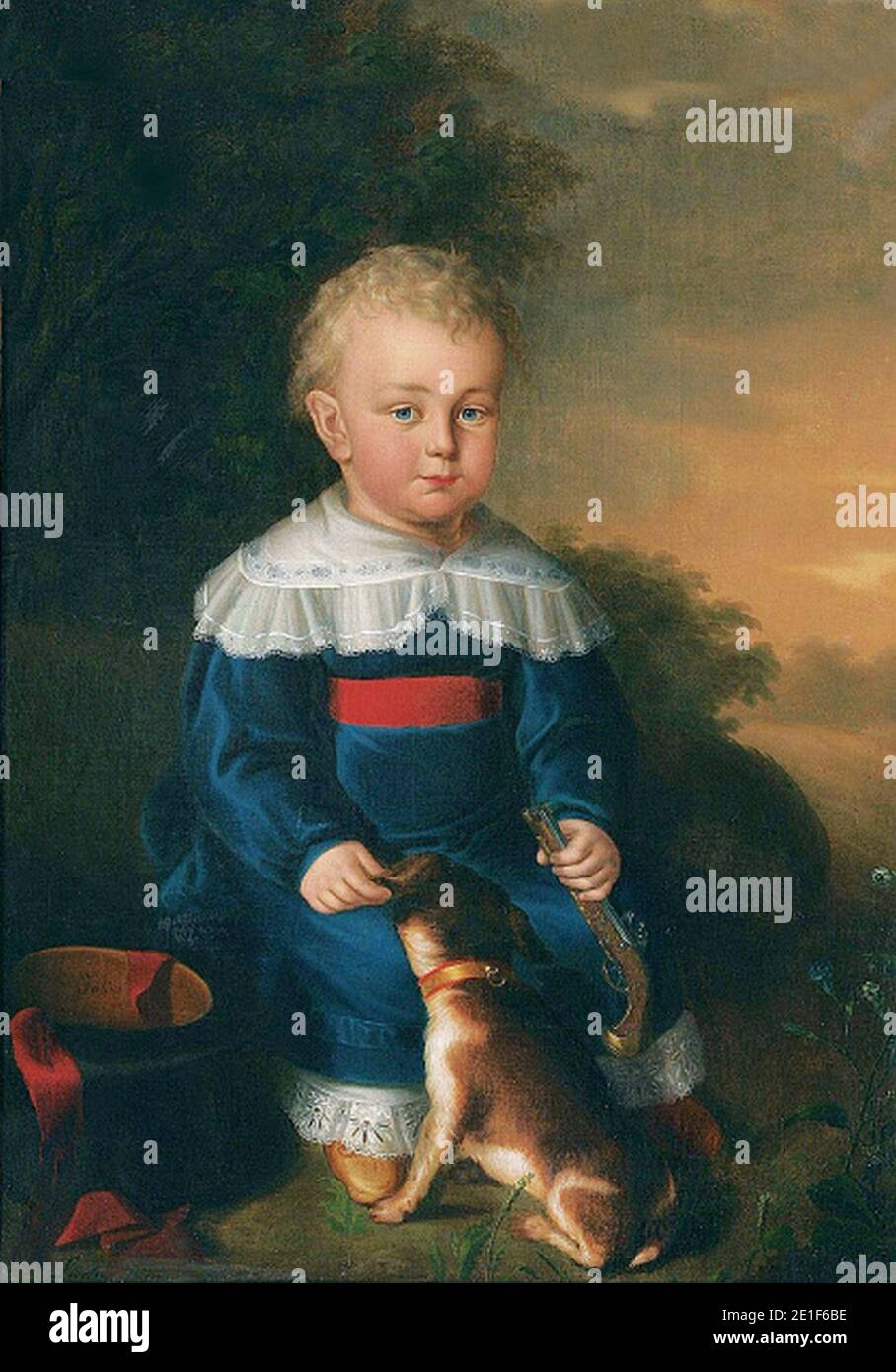 David Lüders Knabenportrait Stock Photo - Alamy