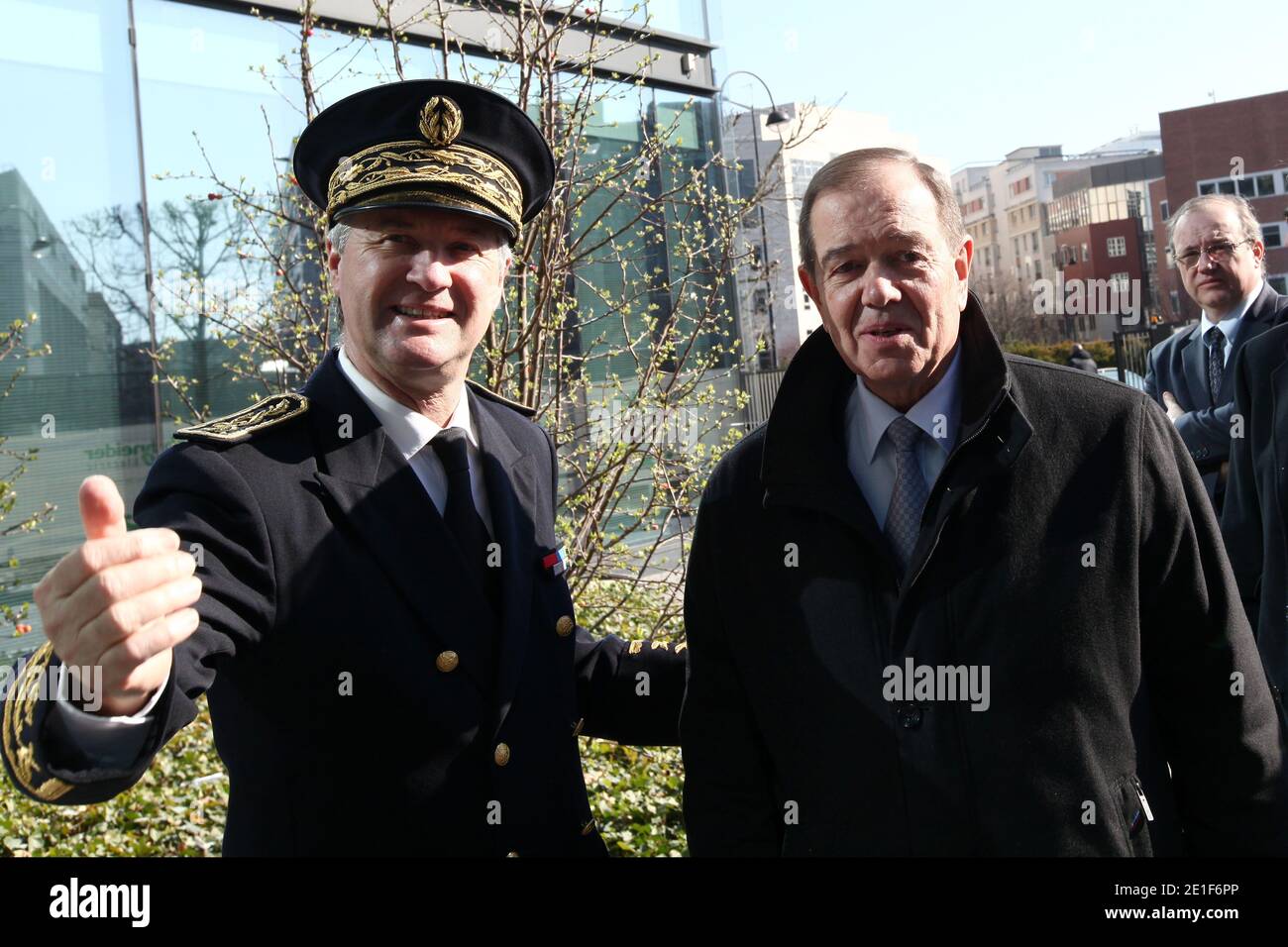French Minister for Relations with Parliament Patrick Ollier arrives at ...