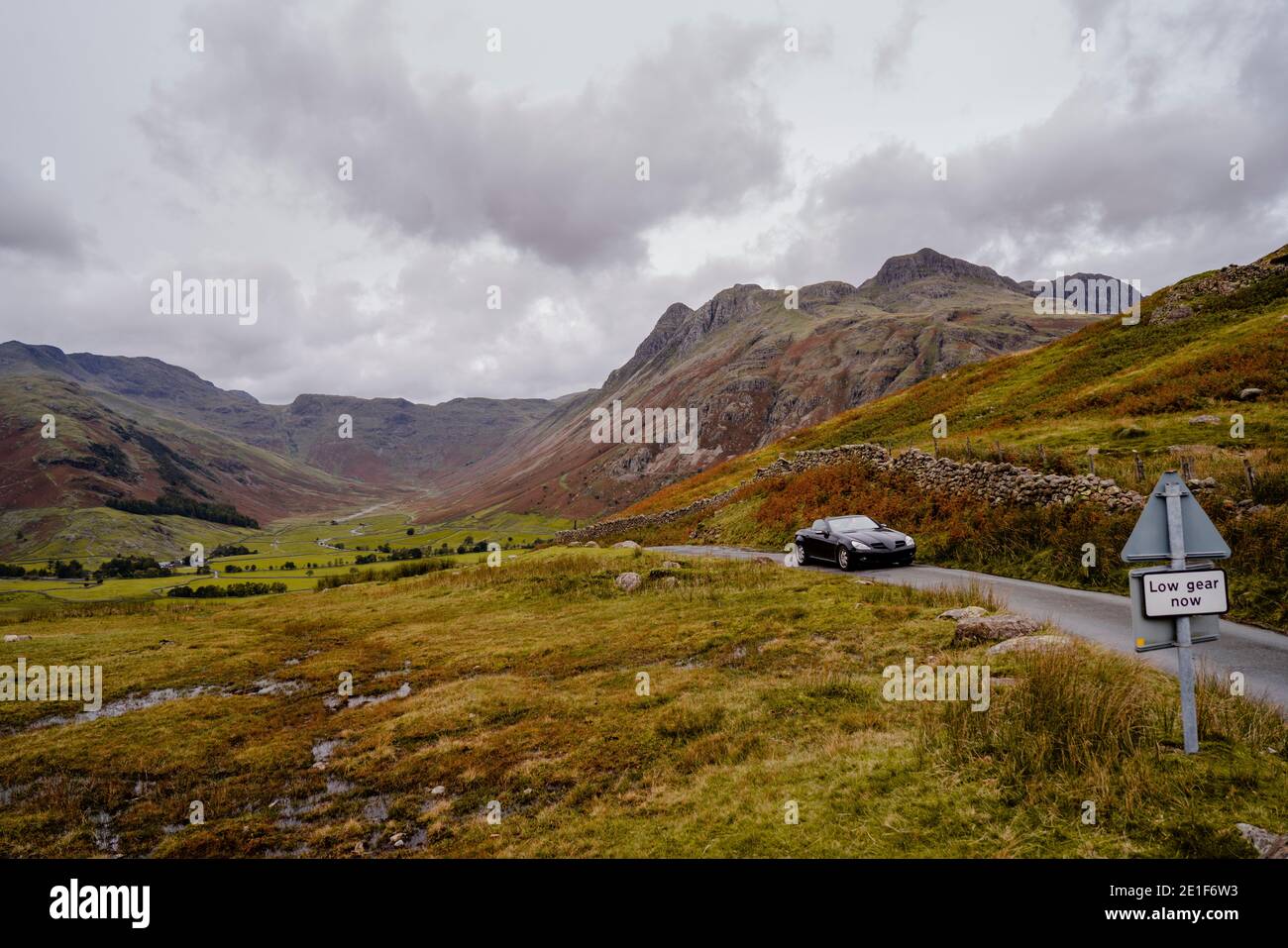 Car driving through mountainous landscape hi-res stock photography and ...