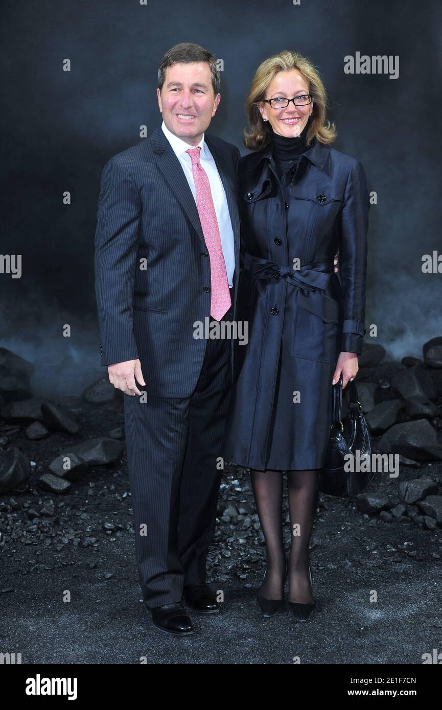 US Ambassador to France, Charles H. Rivkin and wife Susan Tolson posing ...