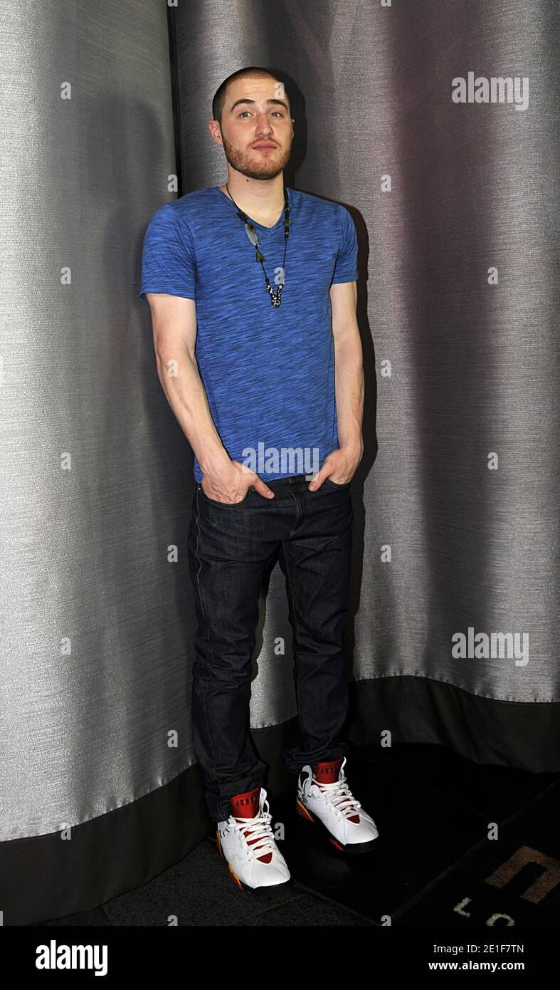 US singer Mike Posner poses after a showcase at the Renaissance Arc de ...