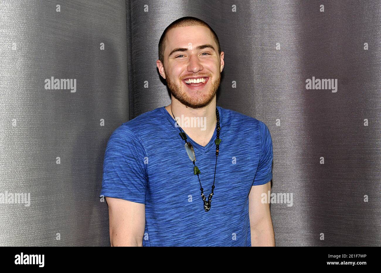 US singer Mike Posner poses after a showcase at the Renaissance Arc de ...