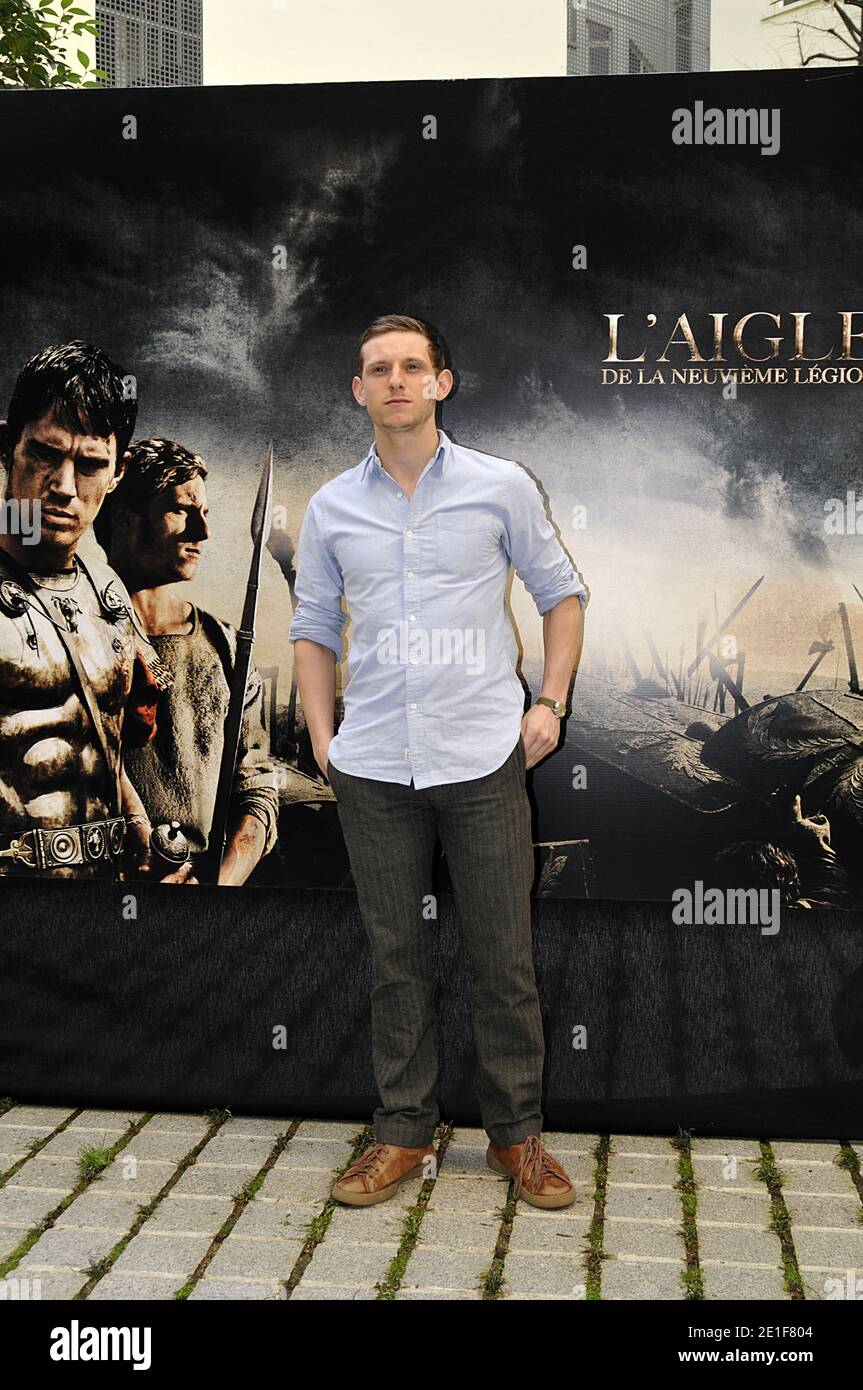 Jamie Bell posing for a photocall for Kevin MacDonald's new movie ' The ...