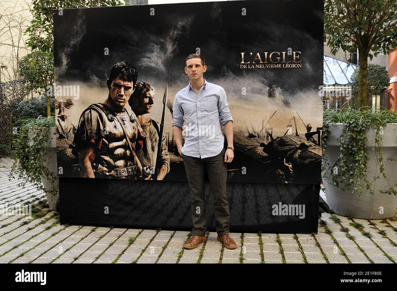Jamie Bell posing for a photocall for Kevin MacDonald's new movie ' The ...