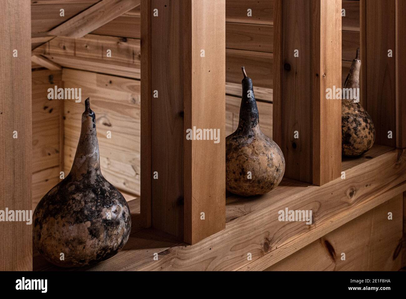 Canadian locally hand-built wood cabin Stock Photo - Alamy