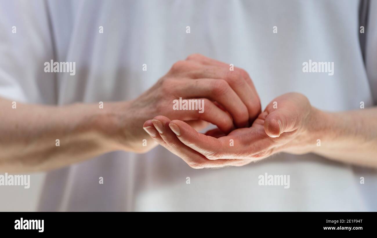 essential hand hygiene and disinfection procedures Stock Photo - Alamy