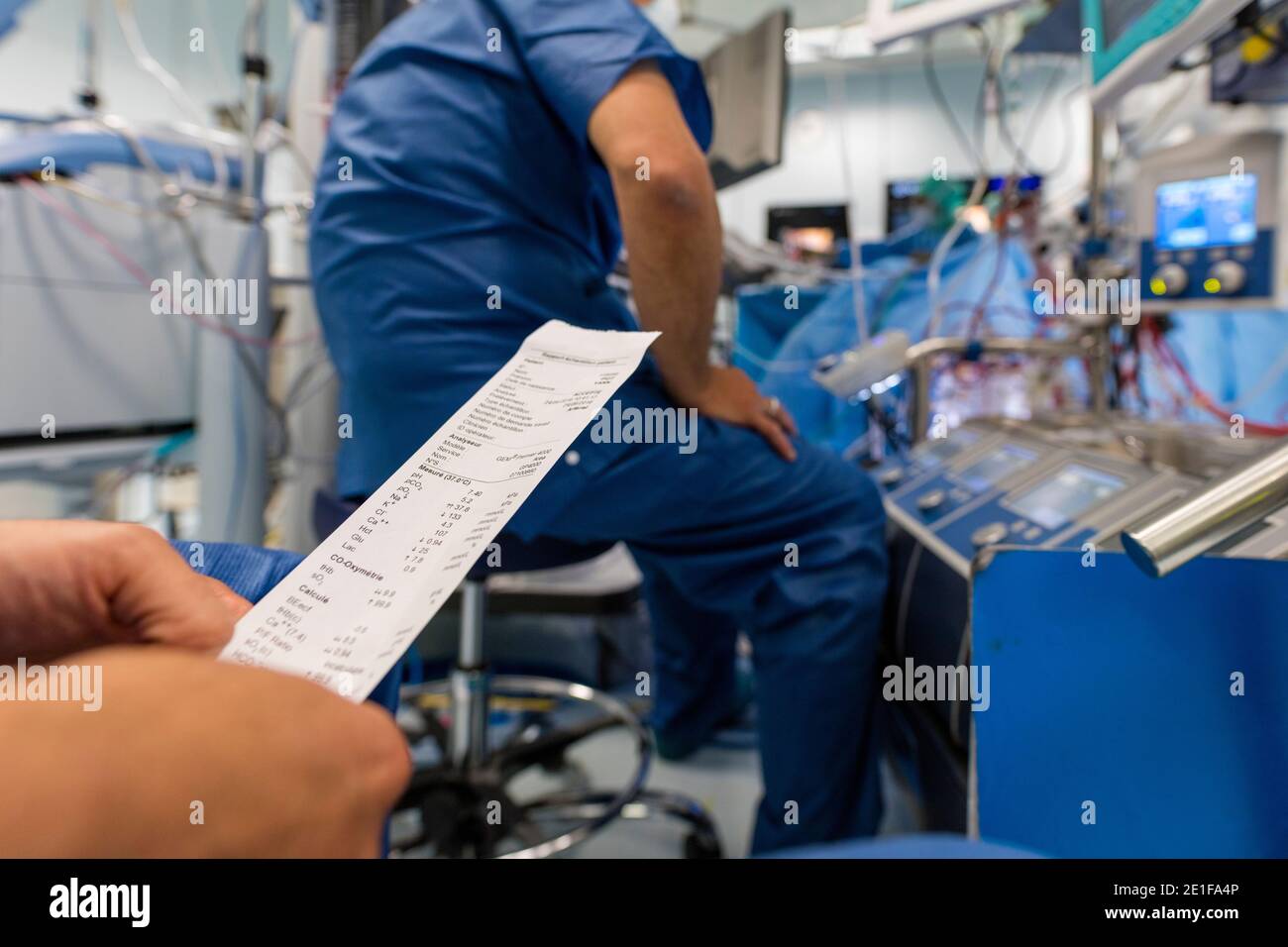 blood test in the operating room Stock Photo - Alamy